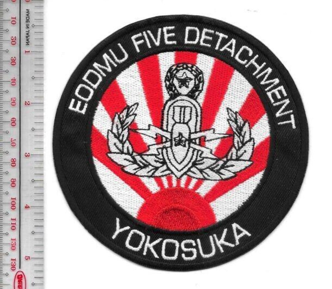 US Navy Japan EODMU Five Detachment Yokosuka Patch - Etsy