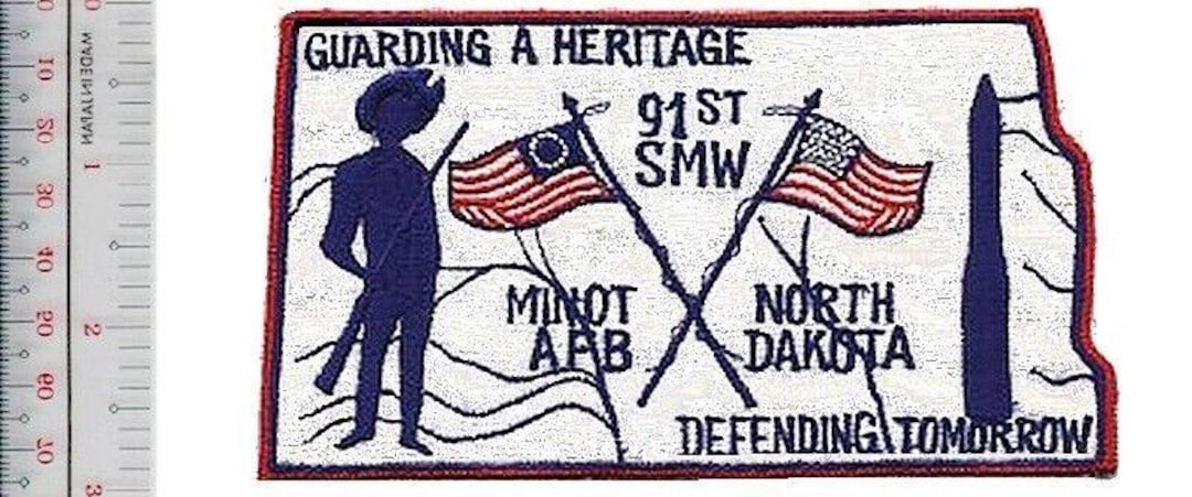 US Air Force USAF 91st Strategic Missile Wing Minot AFB Defending ...