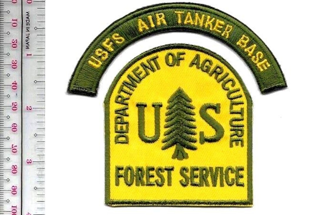 Air Attack US Forest Service Air Tanker Base Aviation Fire Patch - Etsy