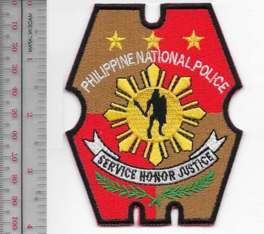 Philippines Philippine National Police PNP Shoulder Patch - Etsy
