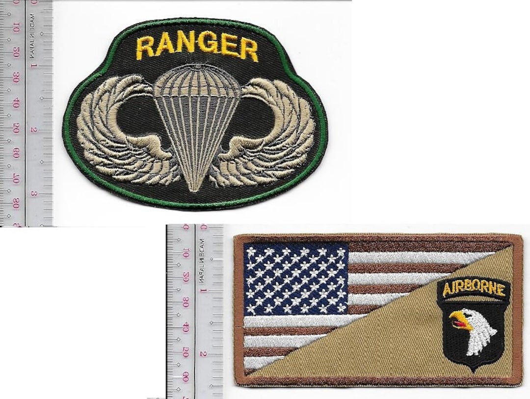 Ranger Army 101st Airborne Division Airmobile ABN & Ranger Parachutist ...