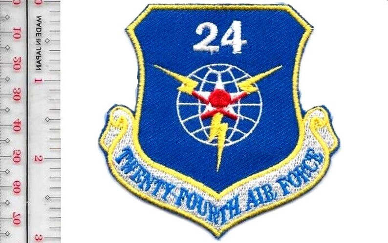 US Air Force USAF 24th Air Force Cyber & Combat Command Lackland AFB ...
