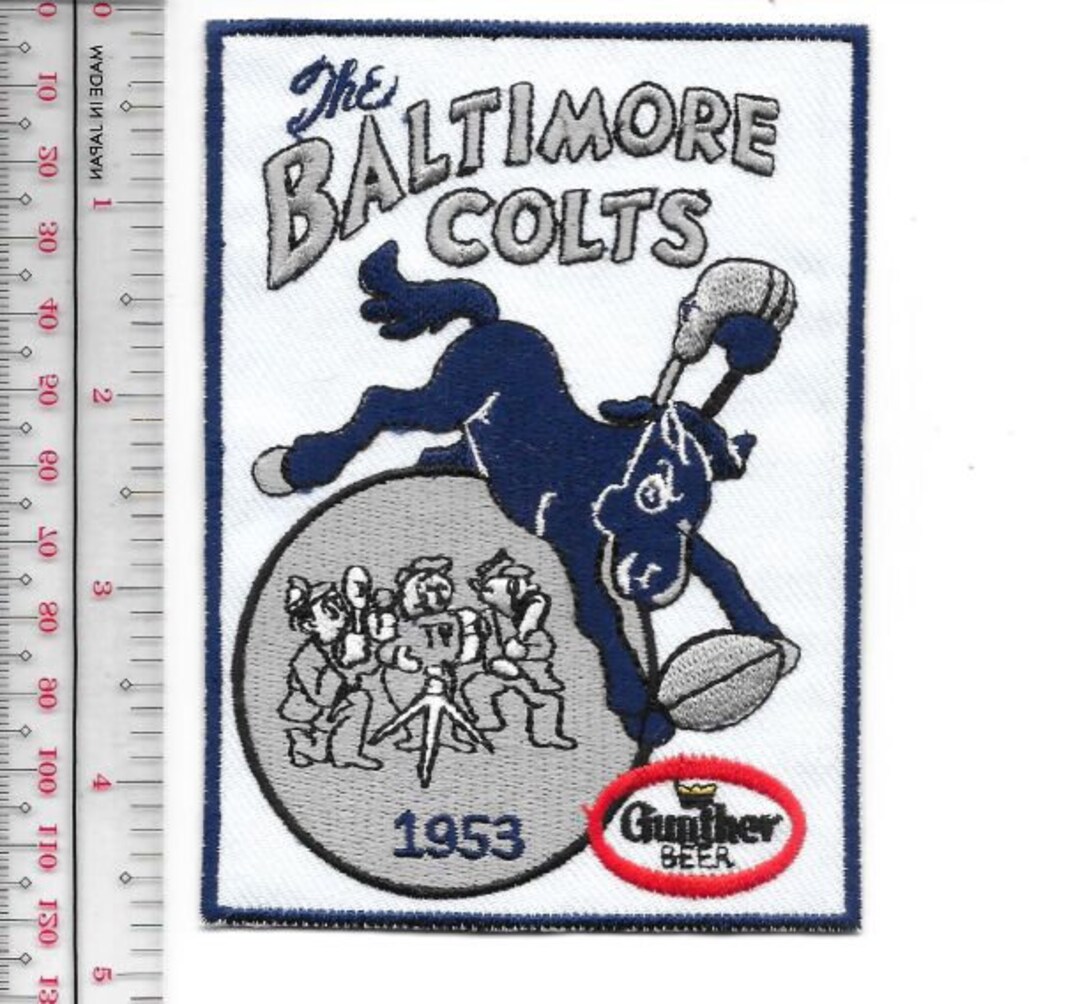 Beer Football Baltimore Colts & Gunther Beer NFL Memorial Stadium 1953 ...