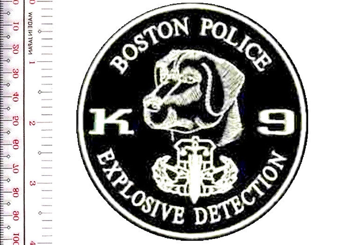 K-9 Boston PD Canine EOD Unit Officer & Dog Team Massachusetts PD Patch ...
