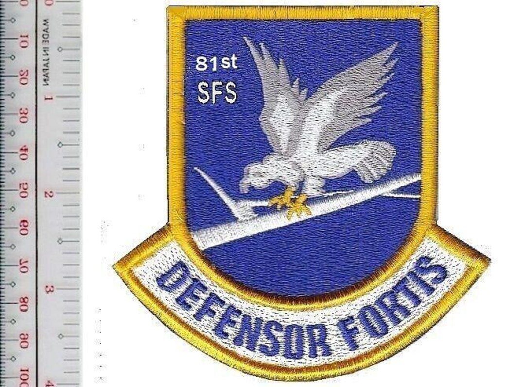US Air Force USAF 81st Security Forces Squadron SFS Defensor Fortis ...