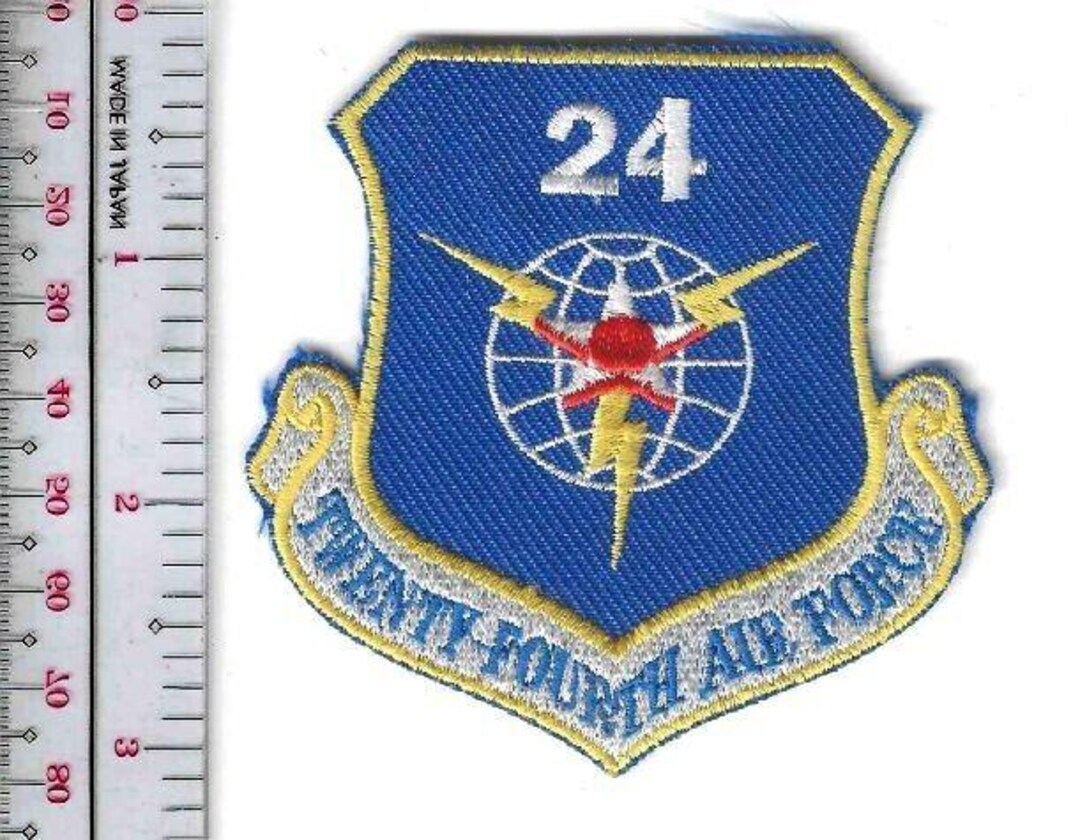 US Air Force 24th Air Force Cyber & Combat Command Lackland AFB Patch ...