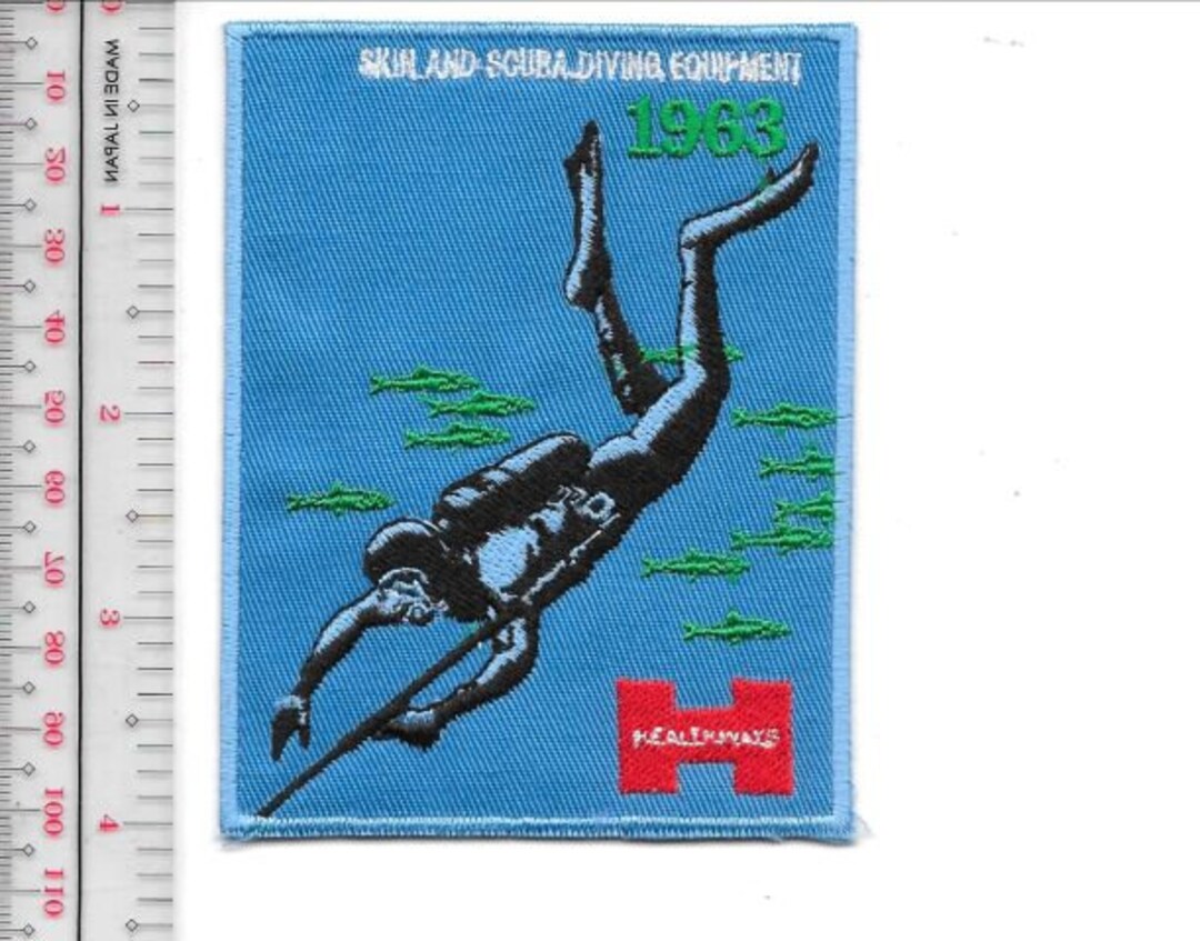 SCUBA Diving USA Healthways 1963 Skin SCUBA Diving Equipment Patch - Etsy