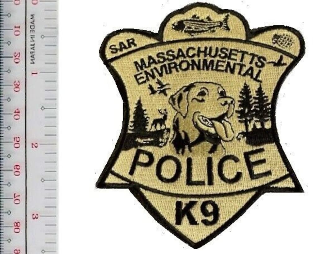 Massachusetts Environmental Police K9, SAR & Trapping Mass State Patch ...