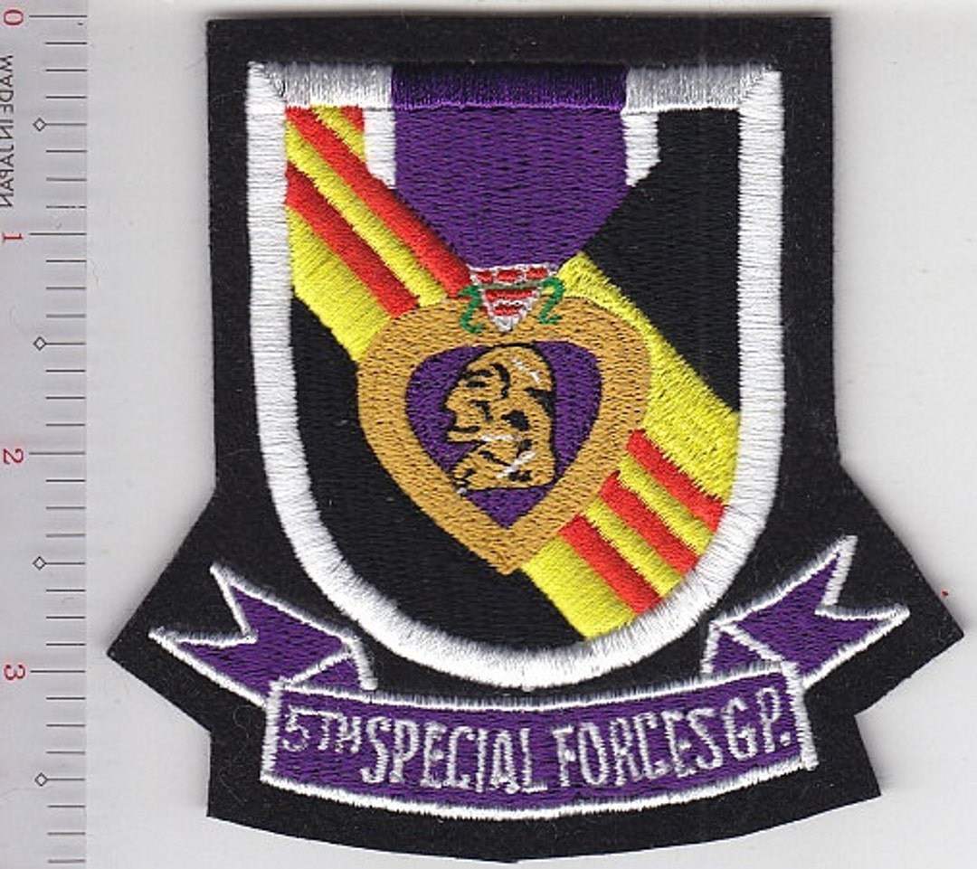 Airborne Army Vietnam 5th Special Forces Group Flash & Purple Heart - Etsy