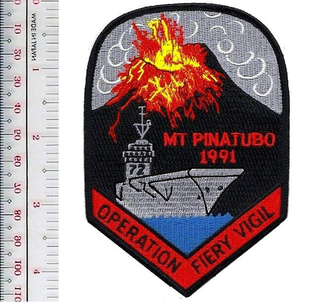 US Navy USN Philippines Operation Fiery Vigil Mount Pinatubo June 1991 ...