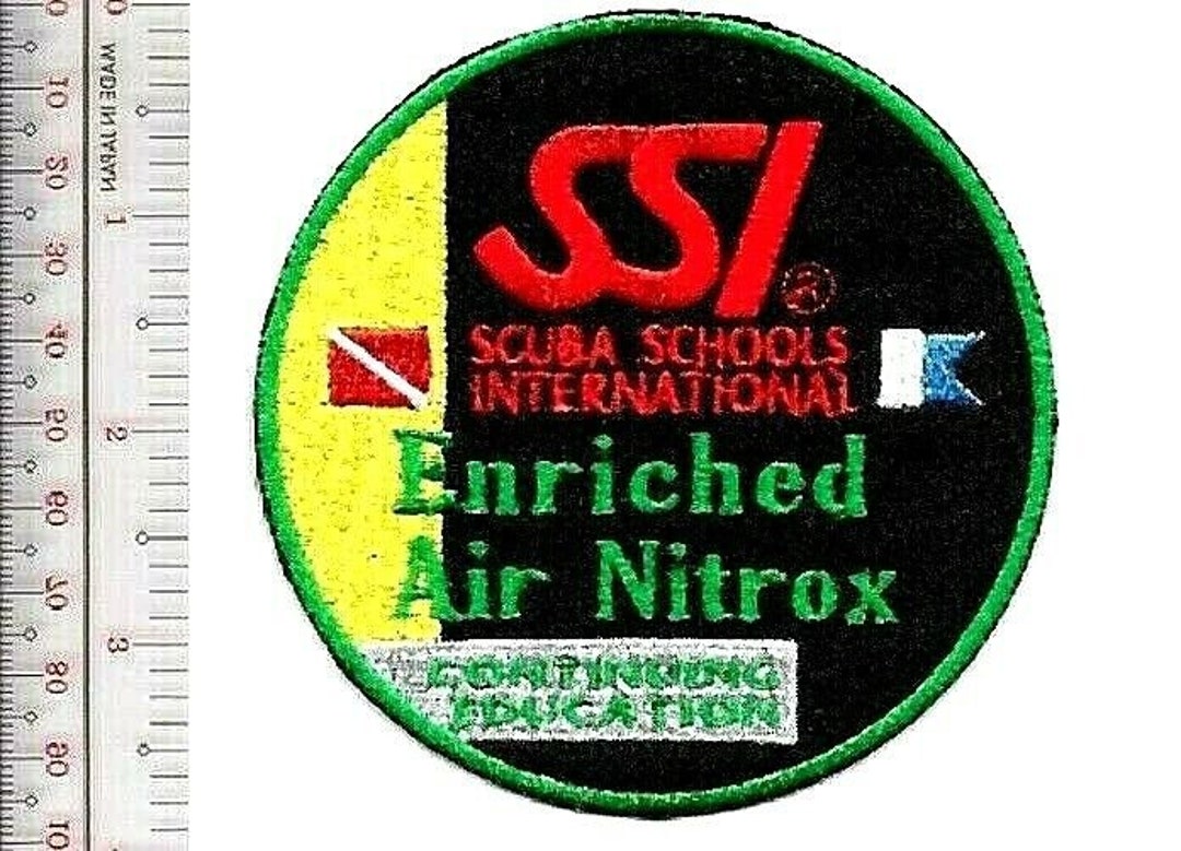 SCUBA Diving Scuba Schools International SSI Enriched Air Nitrox Specialty Patch - Etsy
