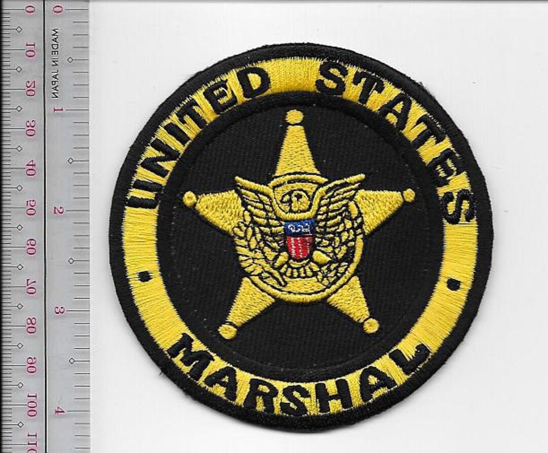 United States Marshal USMS Gold Star Issued to the Marshals Silver for ...