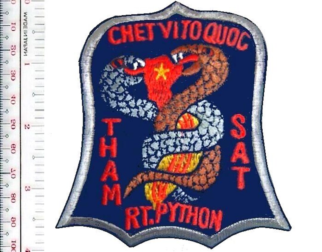 Green Beret US Army Vietnam Recon Team Python A Shau Valley 1971 Patch ...