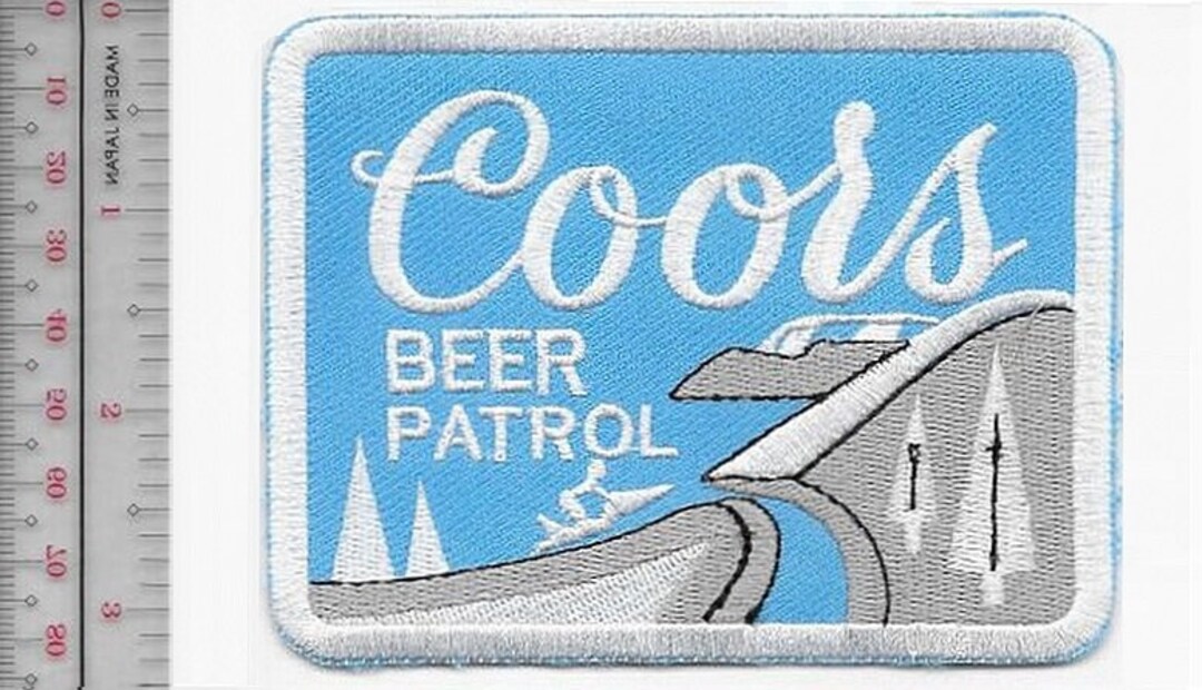 Retro Snowmobile & Coors Beer Patrol 1970 Promo Patch Coors Brewery Golden Colorado - Etsy