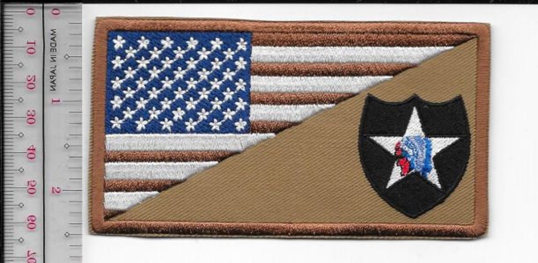 Army Division Iraq & Afghanistan 2nd Infantry Division Desert Shoulder ...