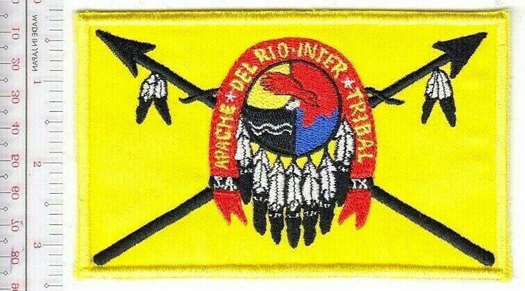 Indian Tribal Flag Apache Del-rio Inter Tribal Flag Apache Indians of ...