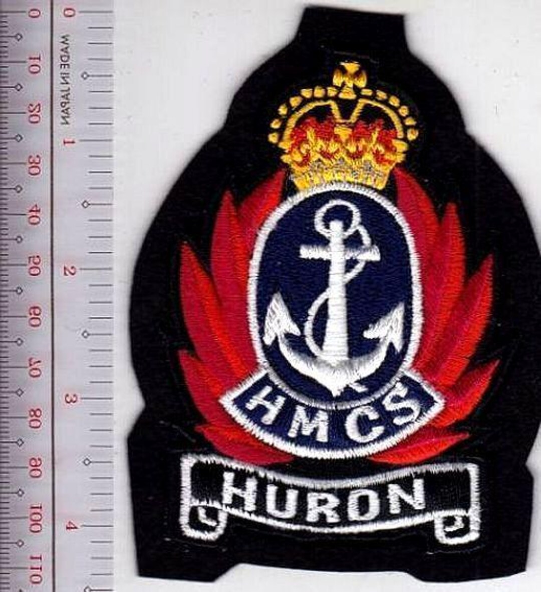 Canada Royal Canadian Navy RCN WWII HMCS Huron (D-224) Destroyer Tribal ...