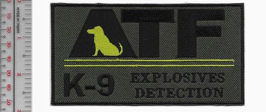 ATF K-9 Explosives Detection Dog Sniffing Team Alcohol Tobacco Firearms ...