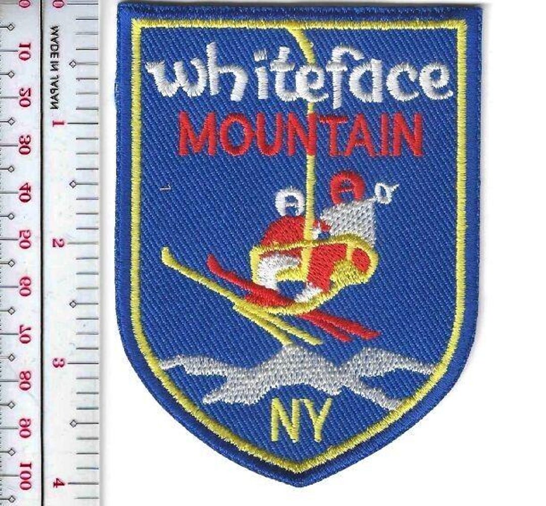 Vintage Retro Skiing New York Whiteface Mountain Ski Resort Patch - Etsy