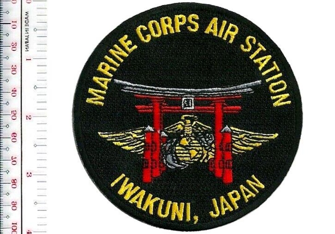 US Marine Corps USMC Japan Marine Air Station MCAS Iwakuni Japan Patch ...