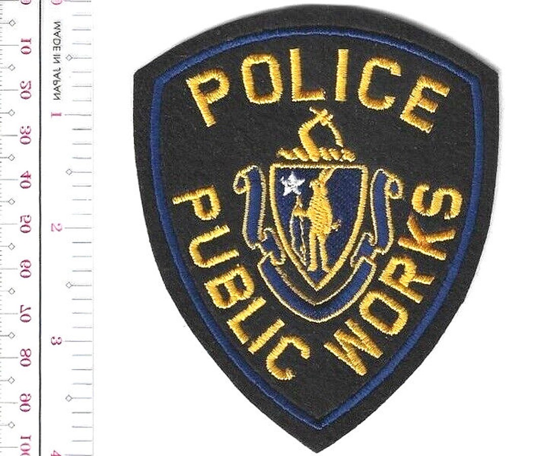 Massachusetts State Police Public Works Patch Department Patch - Etsy