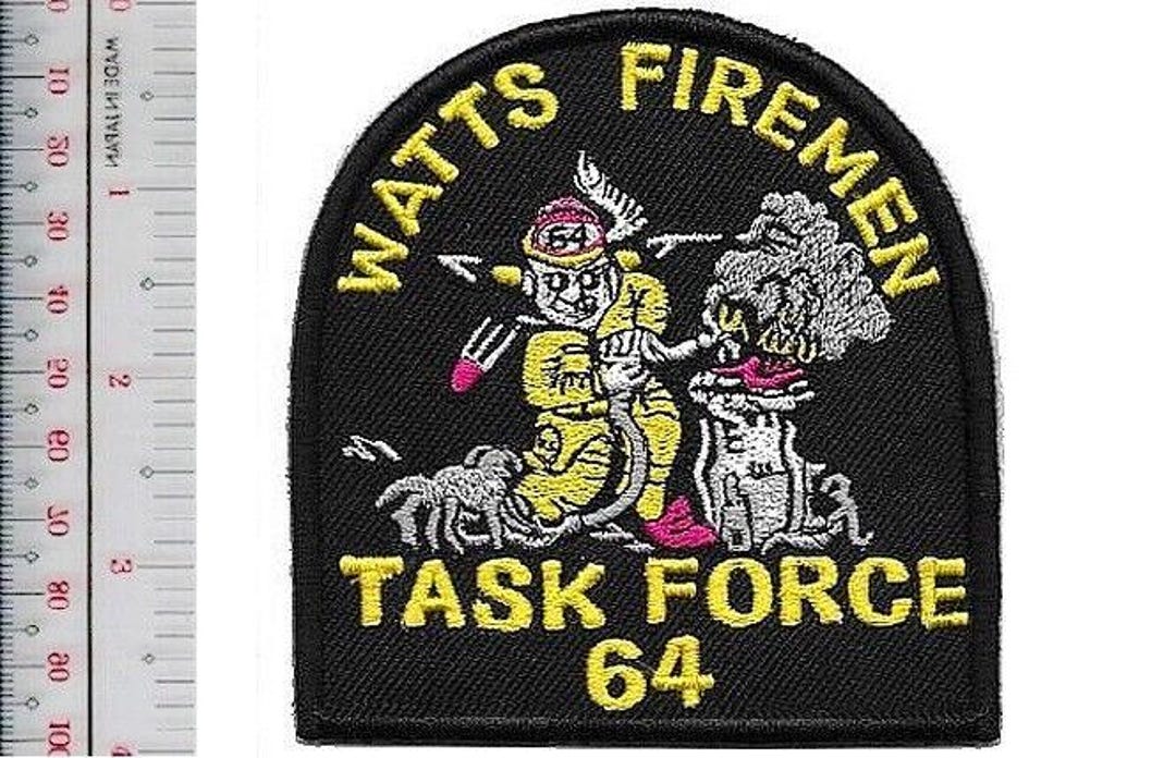 Los Angeles Fire Department LAFD Watts Fireman Task Force 64 Patch - Etsy