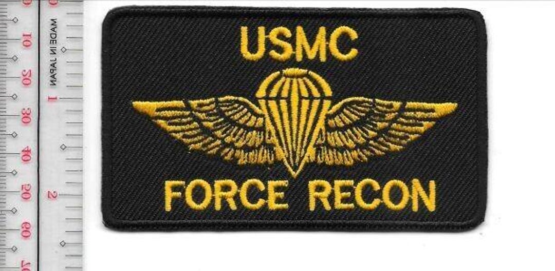 US Marine Corps USMC Force Recon Airborne Wing Patch - Etsy