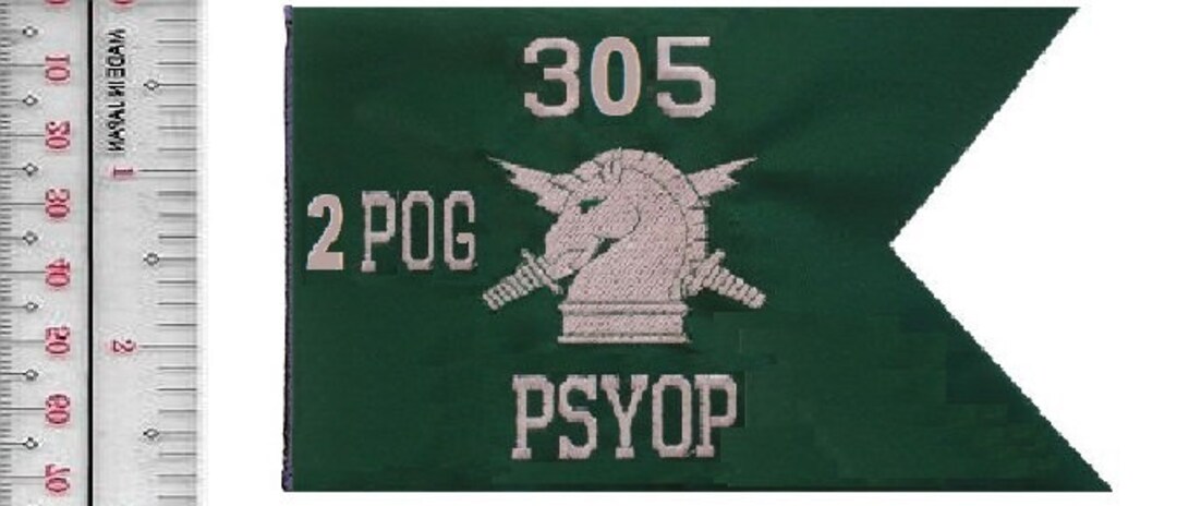 US Army 305th Regiment 2nd Psycological Group Guidon Patch - Etsy