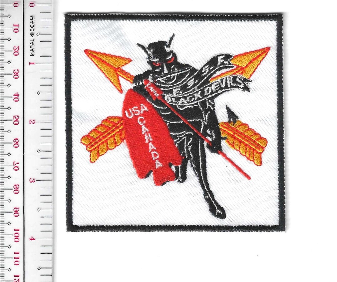 Canada & US Army WWII 1st Special Service Force the Black Devils Patch ...