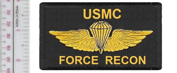 US Marine Corps USMC Force Recon Airborne Wing Patch - Etsy