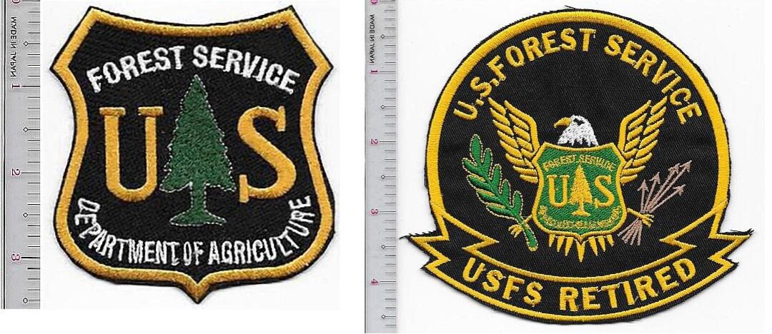 US Forest Service USFS Hotshot Wildland Fire Crew & USFS Retired Patch ...
