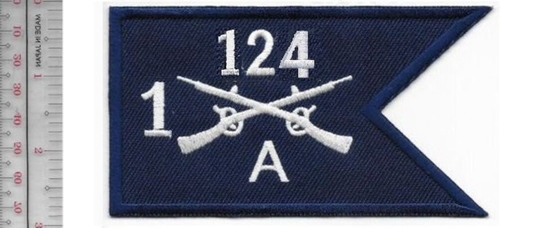 US Army 124th Infantry Regiment 1st Battalion A Company Patch - Etsy