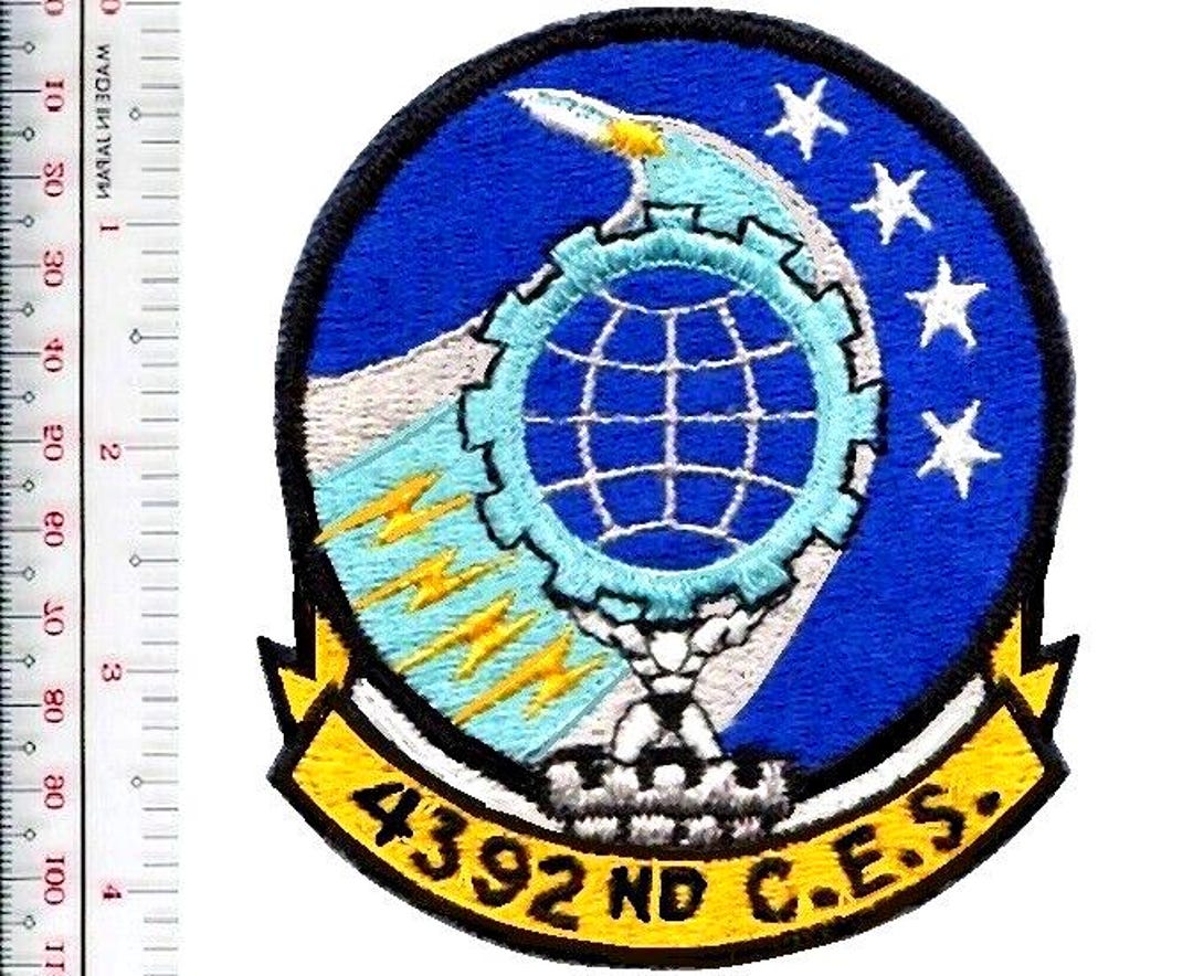 US Air Force USAF 4392nd Civil Engineer Squadron CES 1960 Era Patch - Etsy