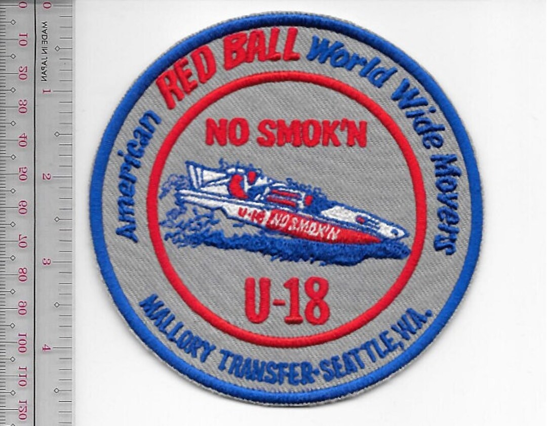 Retro Hydroplane & Van Lines Miss No Smok'n Red Ball Van Line Mallory ...