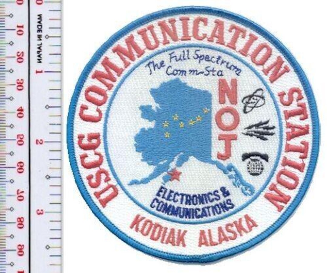 US Coast Guard USCG Radio Station Kodiak Patch - Etsy