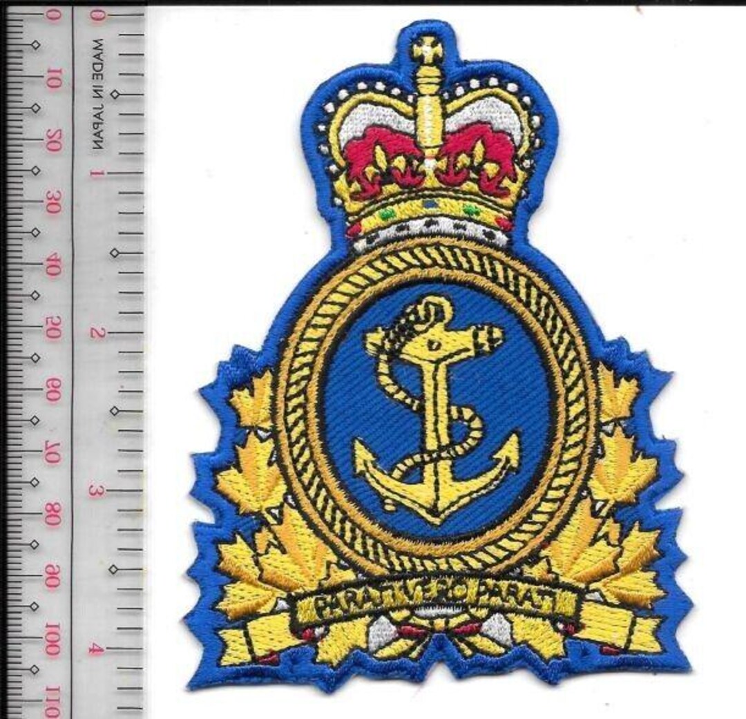 Canada Royal Canadian Navy RCN Crest Patch Sm - Etsy