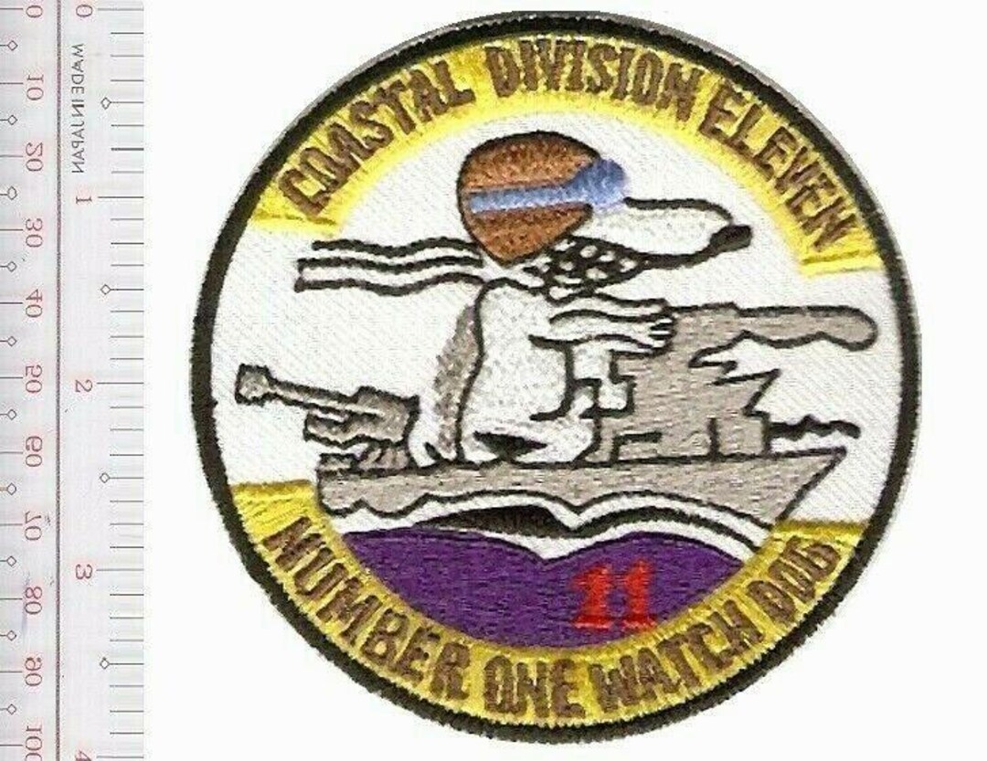 US Navy USN Vietnam Coastal Division 11 Danang 'number One Watchdog' Lg ...