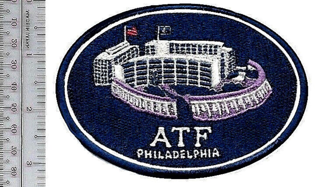 ATF Philadelphia Field Division Bureau Alcohol Tobacco & Firearms Patch ...