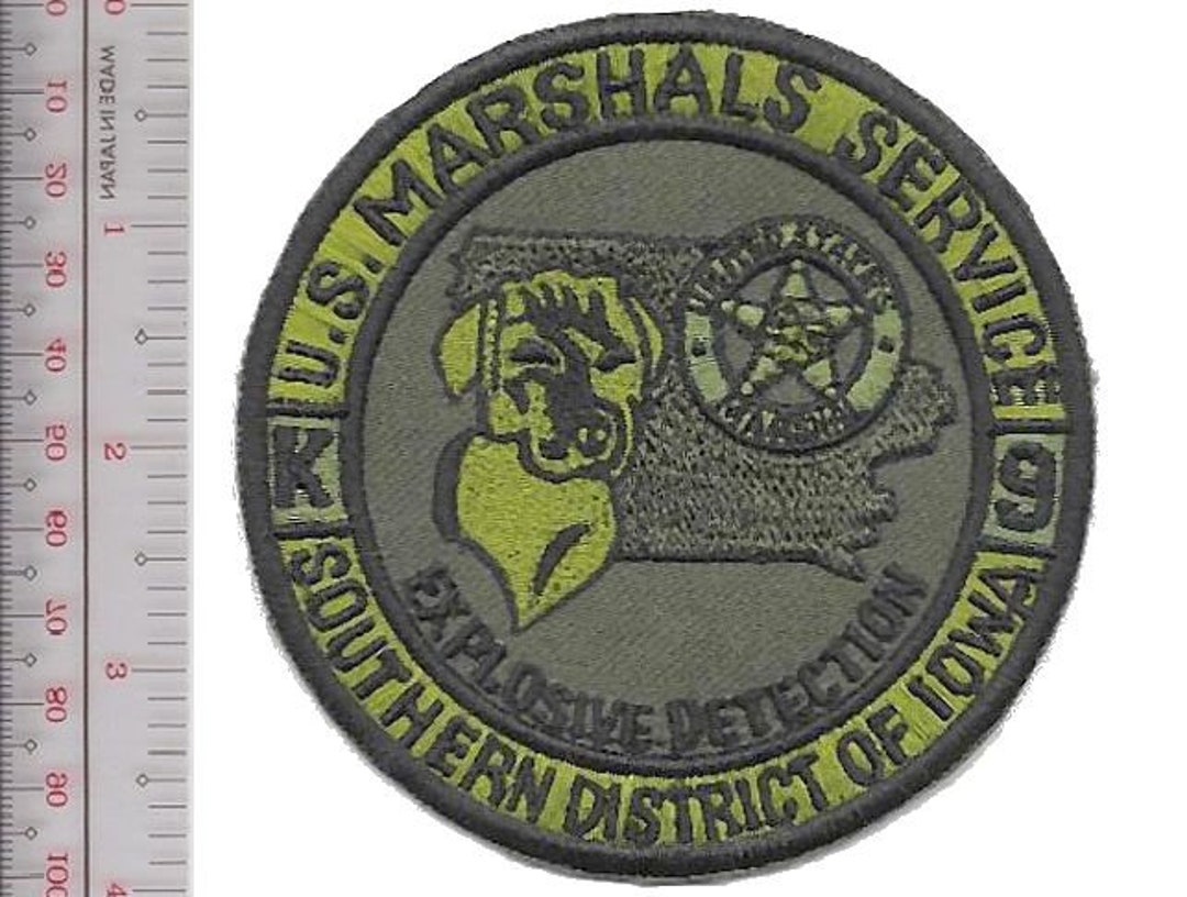 K-9 US Marshal Service USMS EOD Explosive Detection Canine Unit ...