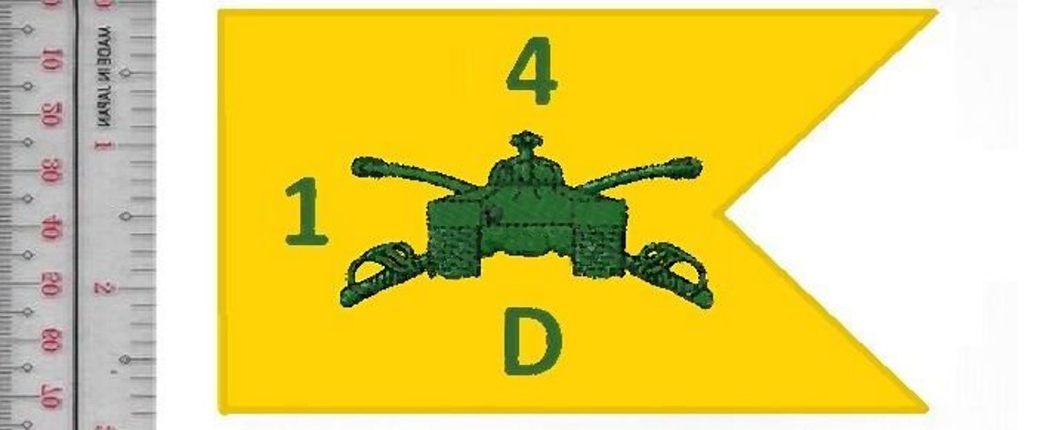 US Army 7th Armored Division 4th Regiment 1st Battalion D Company ...