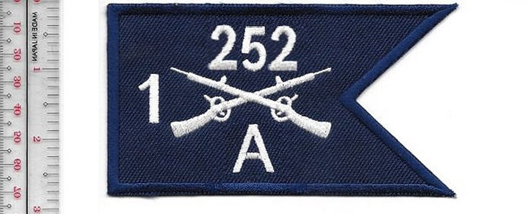 US Army 252nd Infantry Regiment 1st Battalion A Co Guidon Patch - Etsy