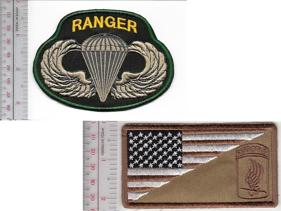 Ranger Army 173rd Airborne Infantry Brigade ABN & Ranger Parachutist ...