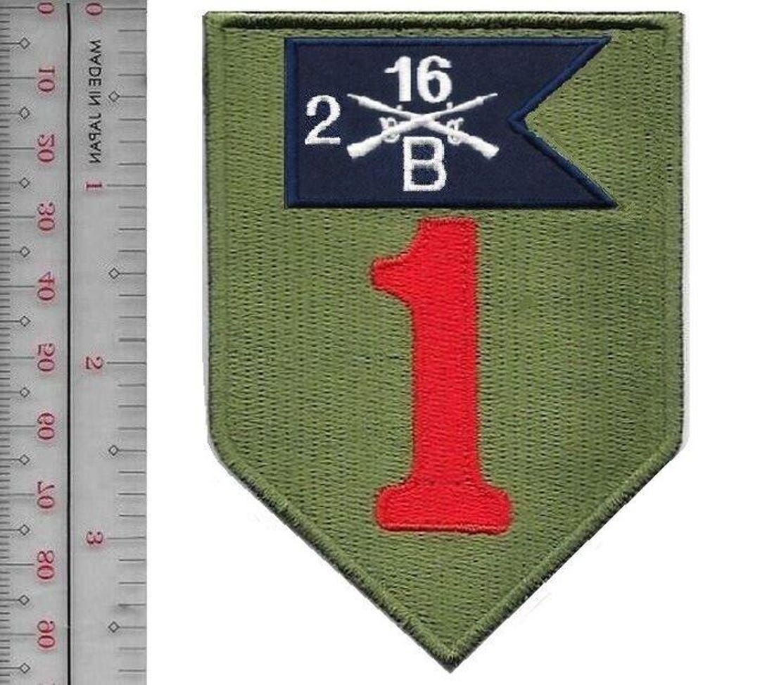 US Army 1st Infantry Division 16th Regiment 2nd Battalion B Company ...