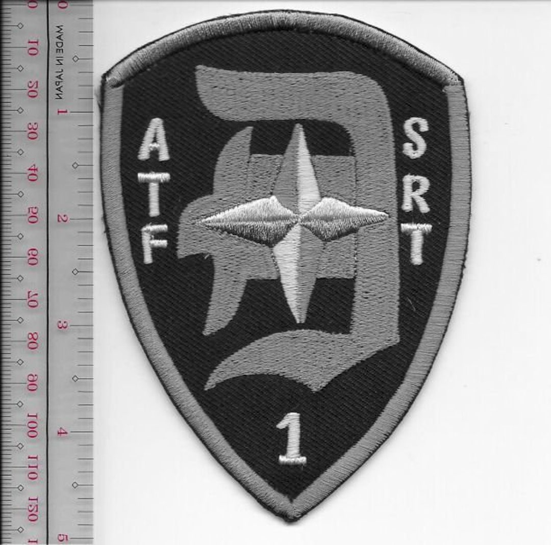 ATF Detroit Field Office Special Response Team 1 SRT-1 SWAT Agent Patch ...