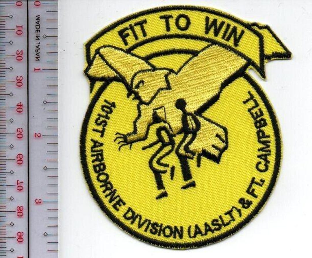 US Army 101st Airborne Div (AASLT) Fit to Win Patch - Etsy
