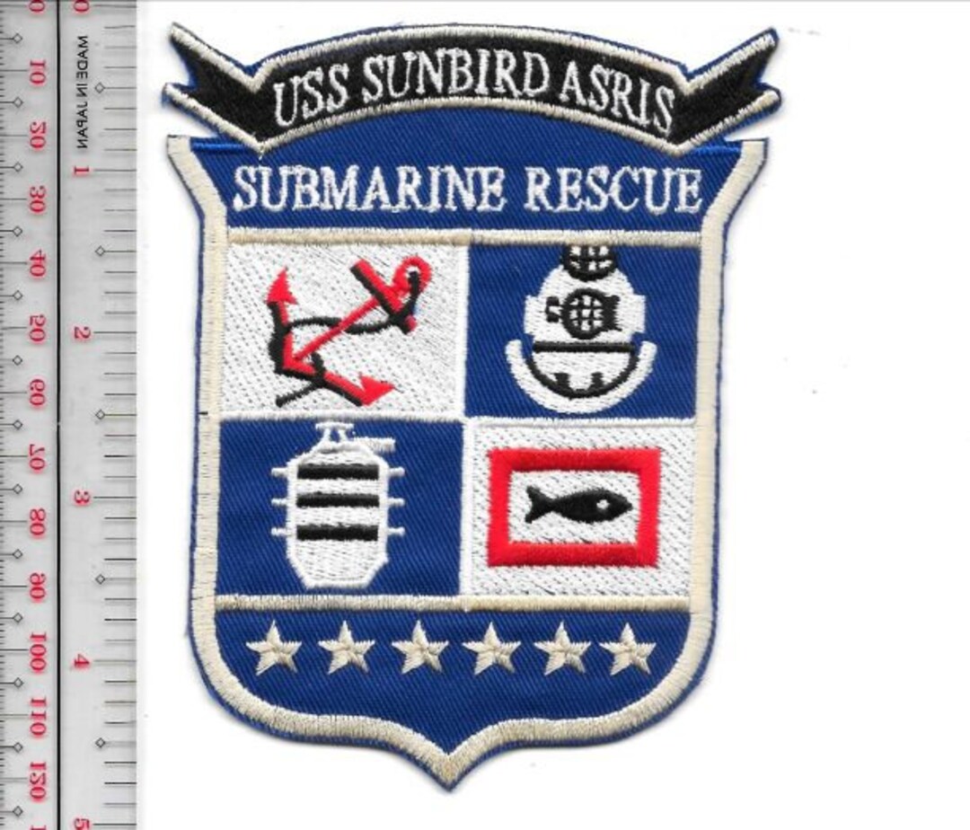 Scuba US Navy USN Uss Sunbird ASR-15 Chanticleer Class Submarine Rescue ...