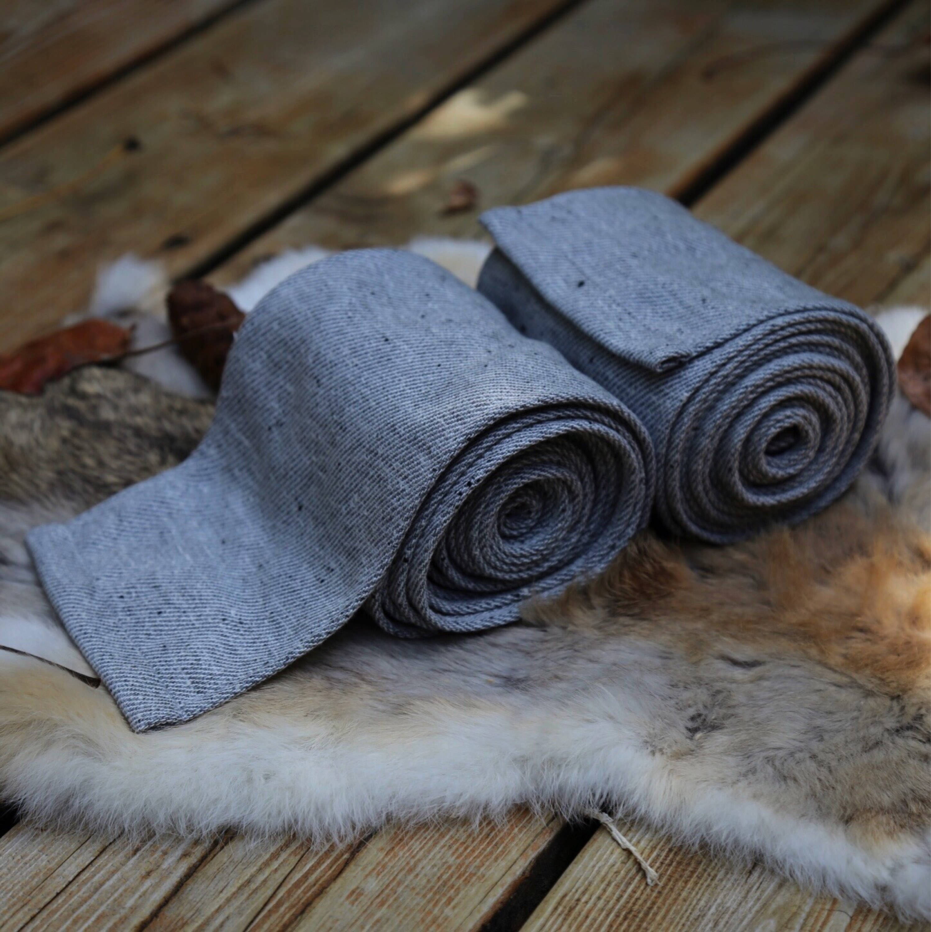 Viking Dust Gray Wool leg Winingas Vindingr Wickelbander. | Etsy