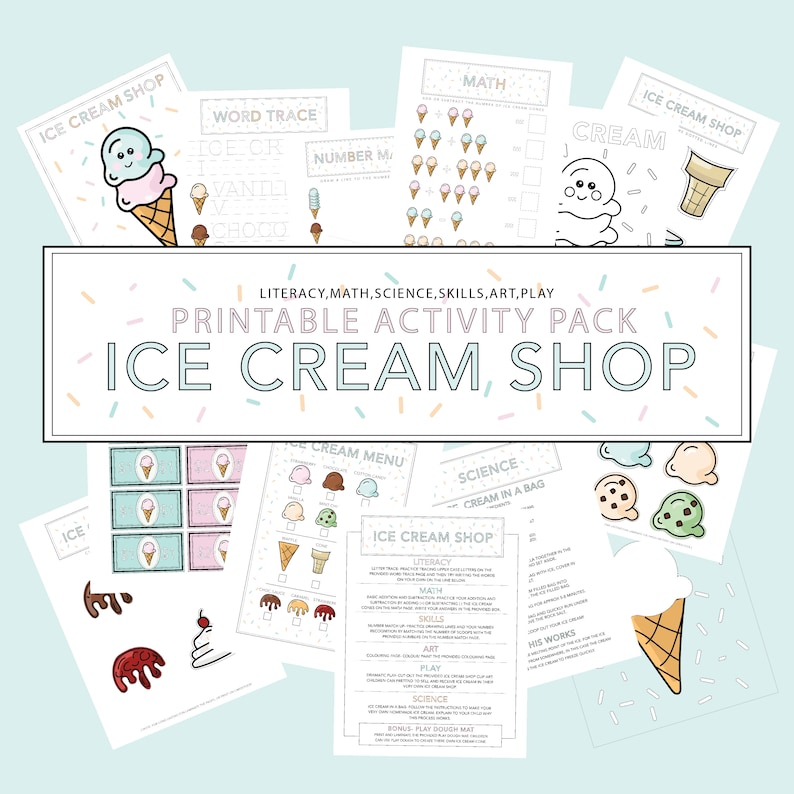 Printable Activity Pack - Etsy