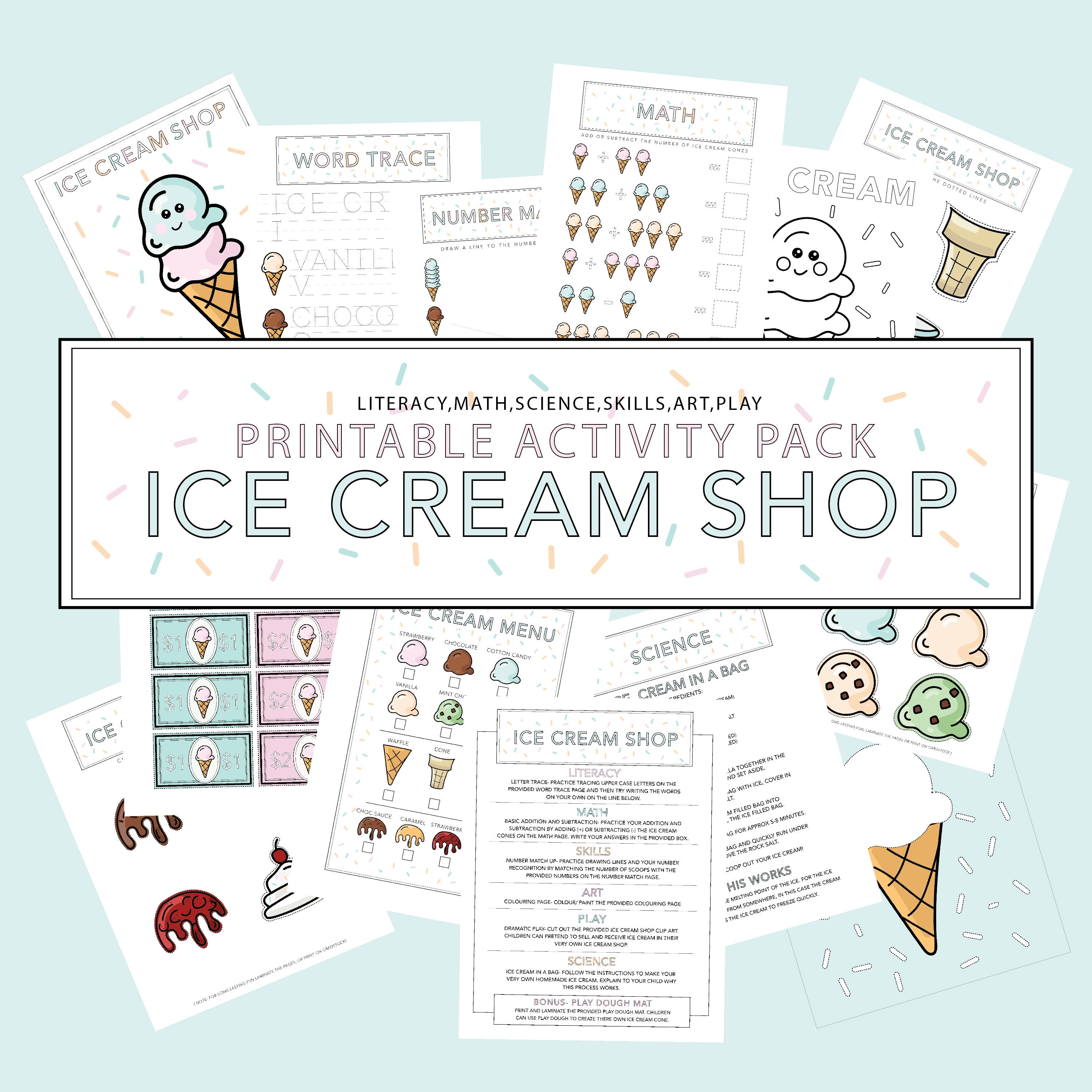 Printable Activity Pack - Etsy