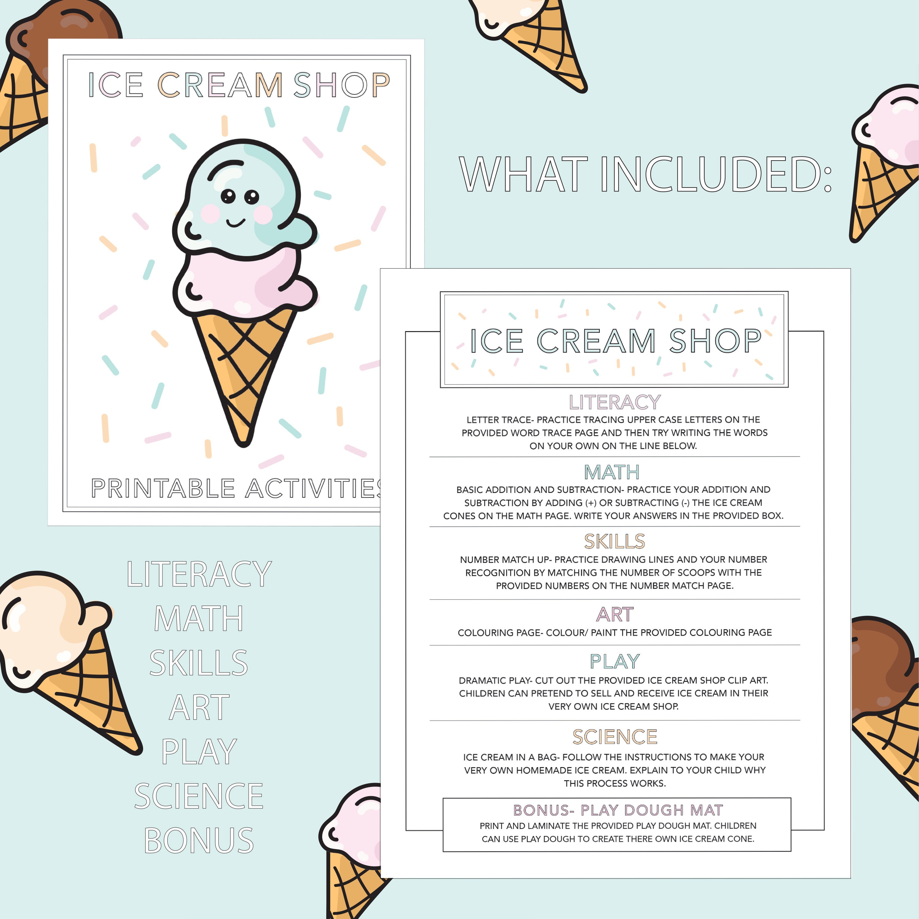 Printable Activity Pack - Etsy